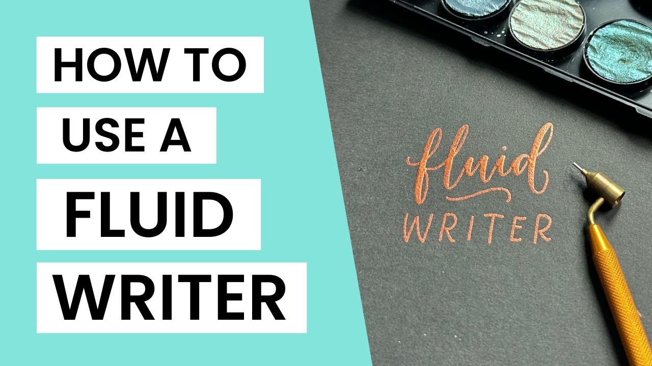 How To Use a Fluid Writer (Fine Line Painting Pen) - By Heidi Grace