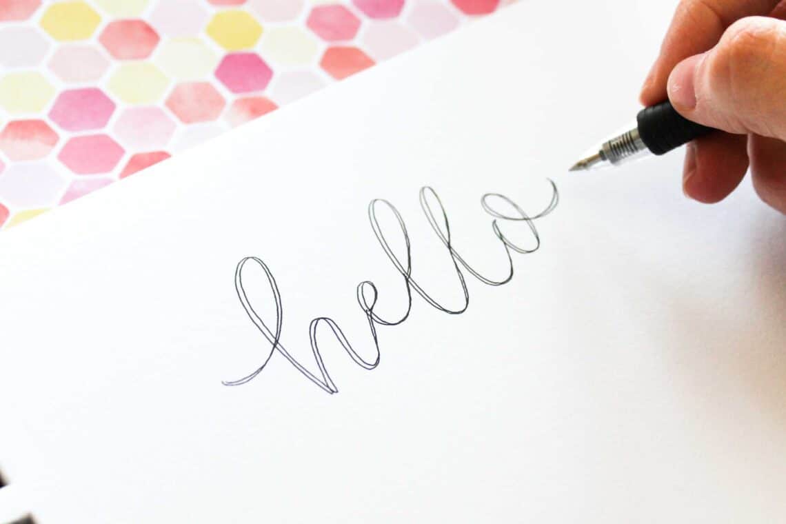 Super Easy Lettering Style You Can Do In Minutes - By Heidi Grace