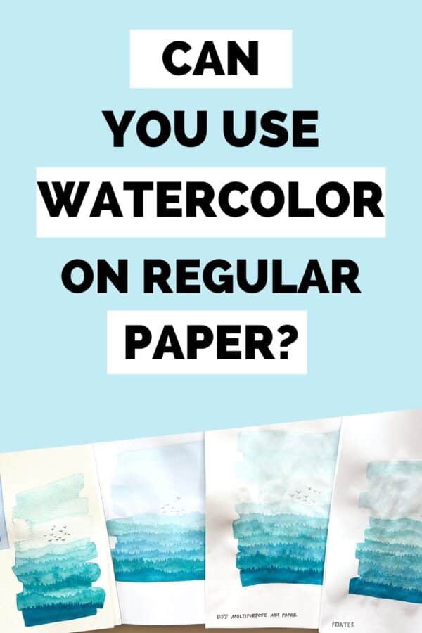 Watercolor on Regular Paper: Does It Actually Work? - By Heidi Grace