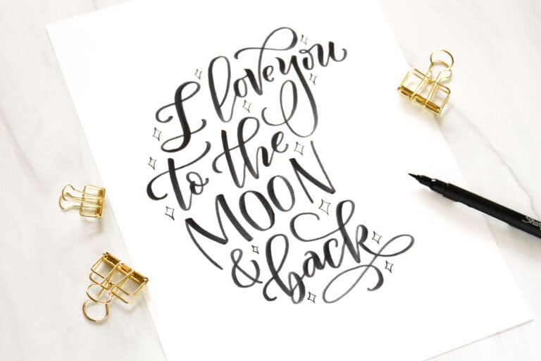 16 Fun Ways to Practice Calligraphy (Without Getting Bored) - By Heidi ...