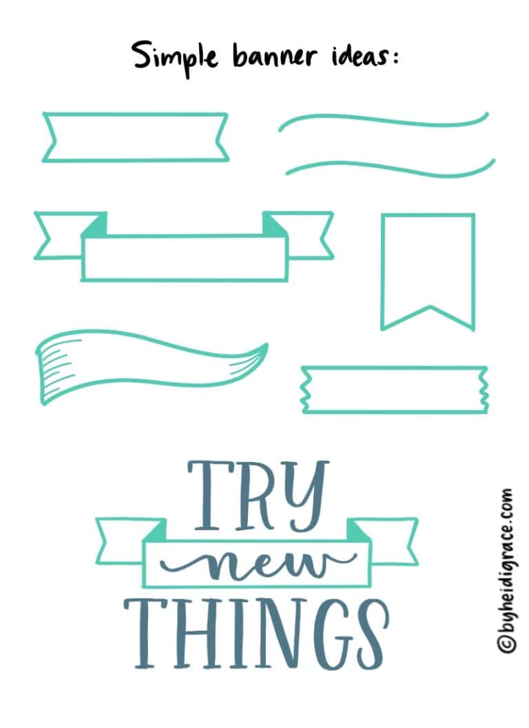 21 Fun and Easy Ways to Embellish Hand Lettering - By Heidi Grace