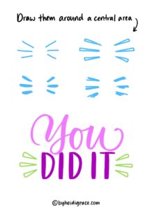 21 Easy Ways to Embellish Hand Lettering - By Heidi Grace