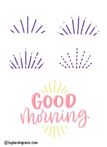 21 Fun and Easy Ways to Embellish Hand Lettering - By Heidi Grace