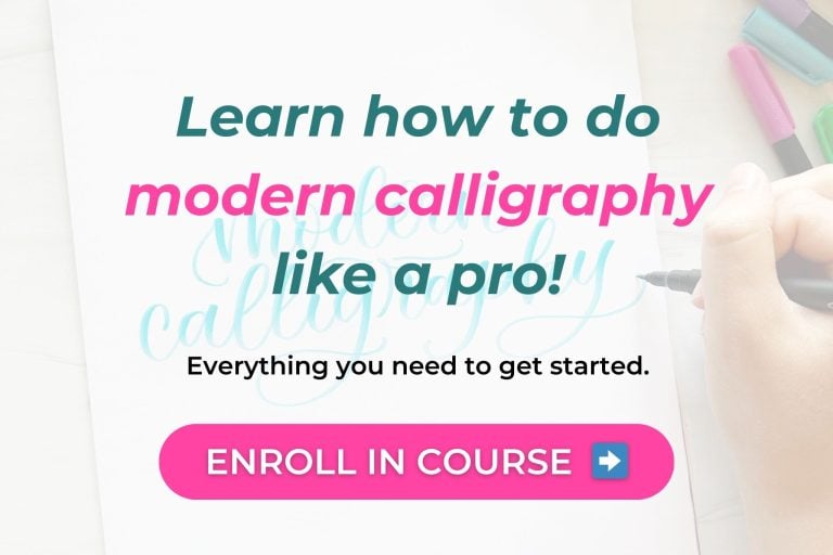 How to Start Doing Calligraphy in 6 Steps (with video tutorial) - By ...