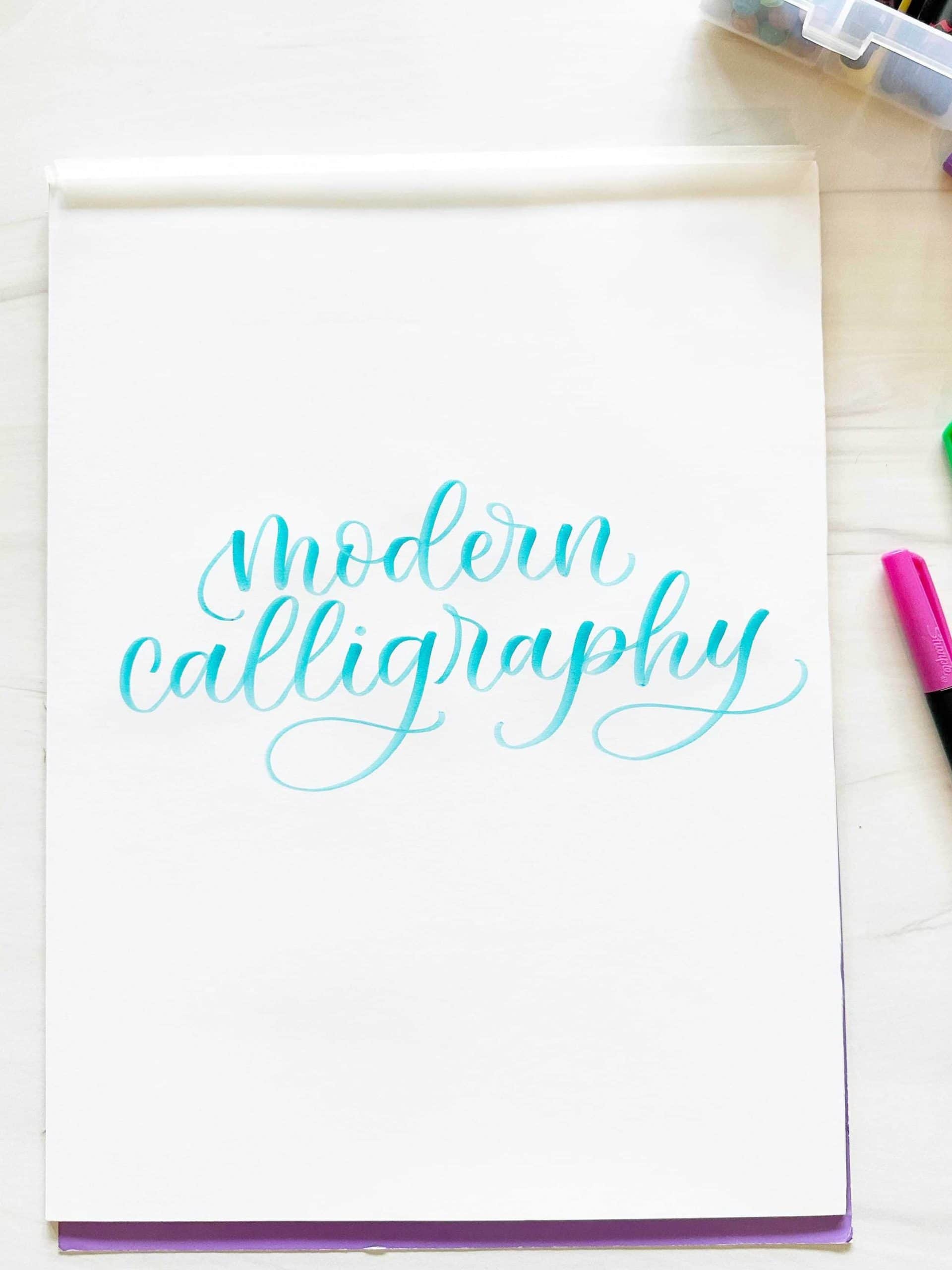 The Difference Between Calligraphy and Hand Lettering