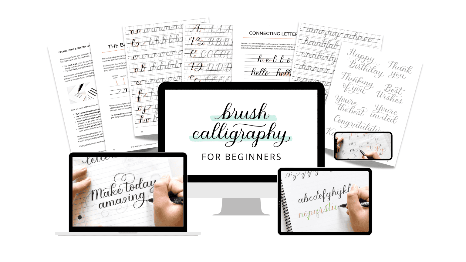 The Secrets to ALWAYS Having Calligraphy Guidelines for Any Project ...