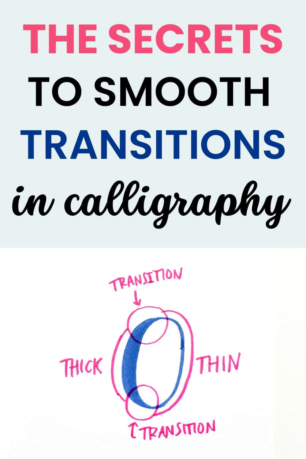 How to Get Rid of Messy Transitions in Calligraphy (easy fixes) - By ...