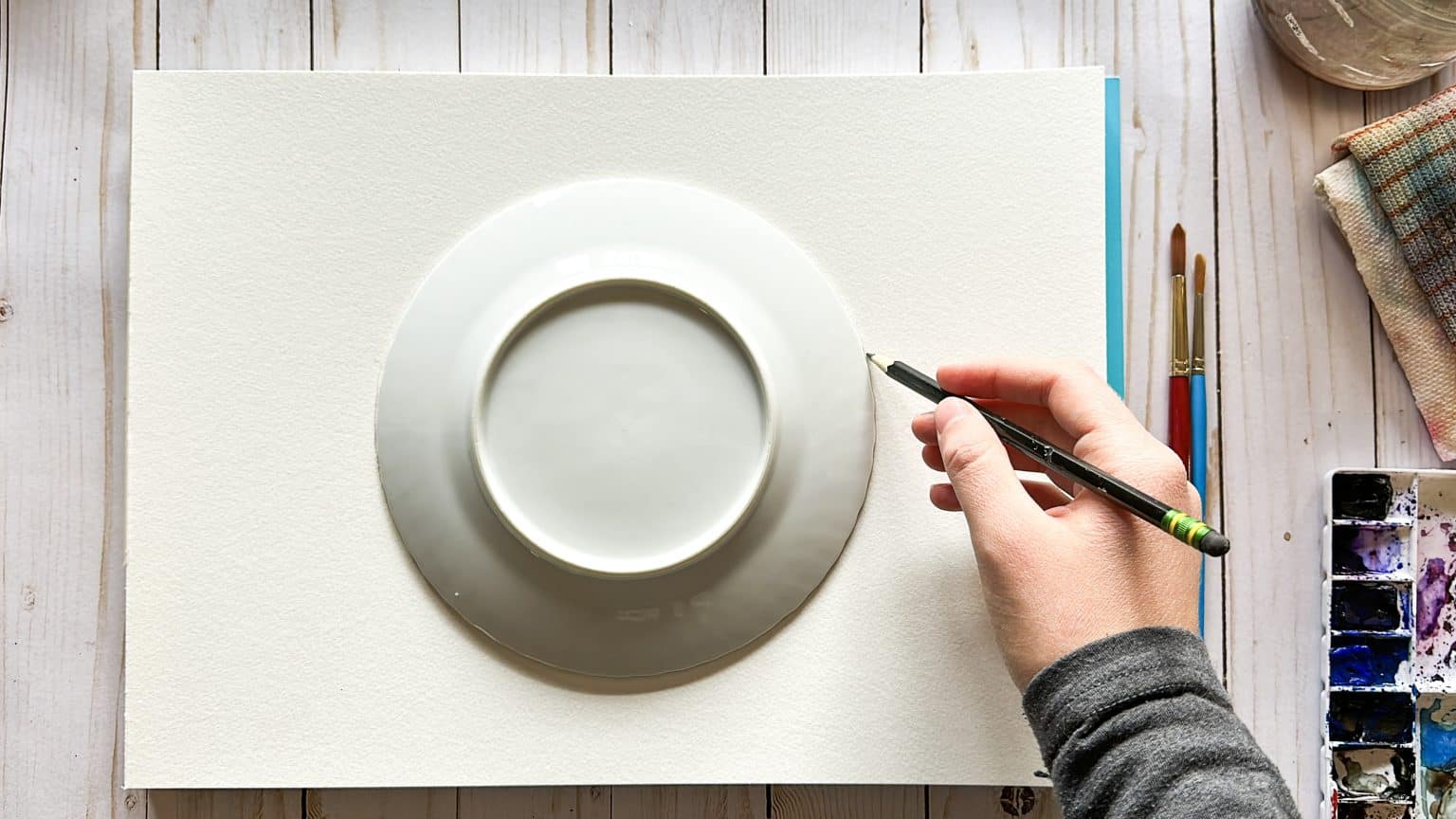 Step by Step Watercolor Christmas Wreath Tutorial (easy and fun!) - By ...