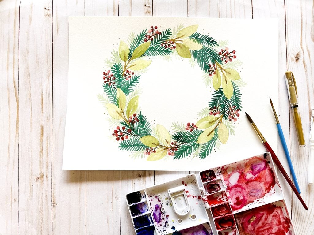 5 Quick Tips for Easier Watercolor Brush Lettering - By Heidi Grace