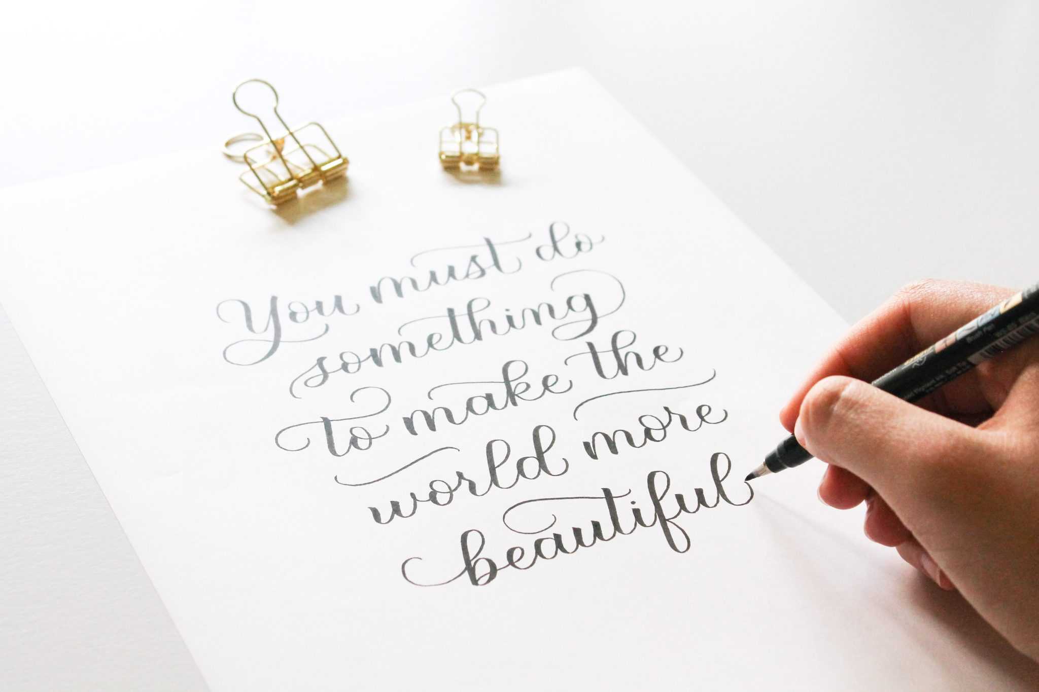 Your Secret Weapon for Mastering Brush Calligraphy - By Heidi Grace