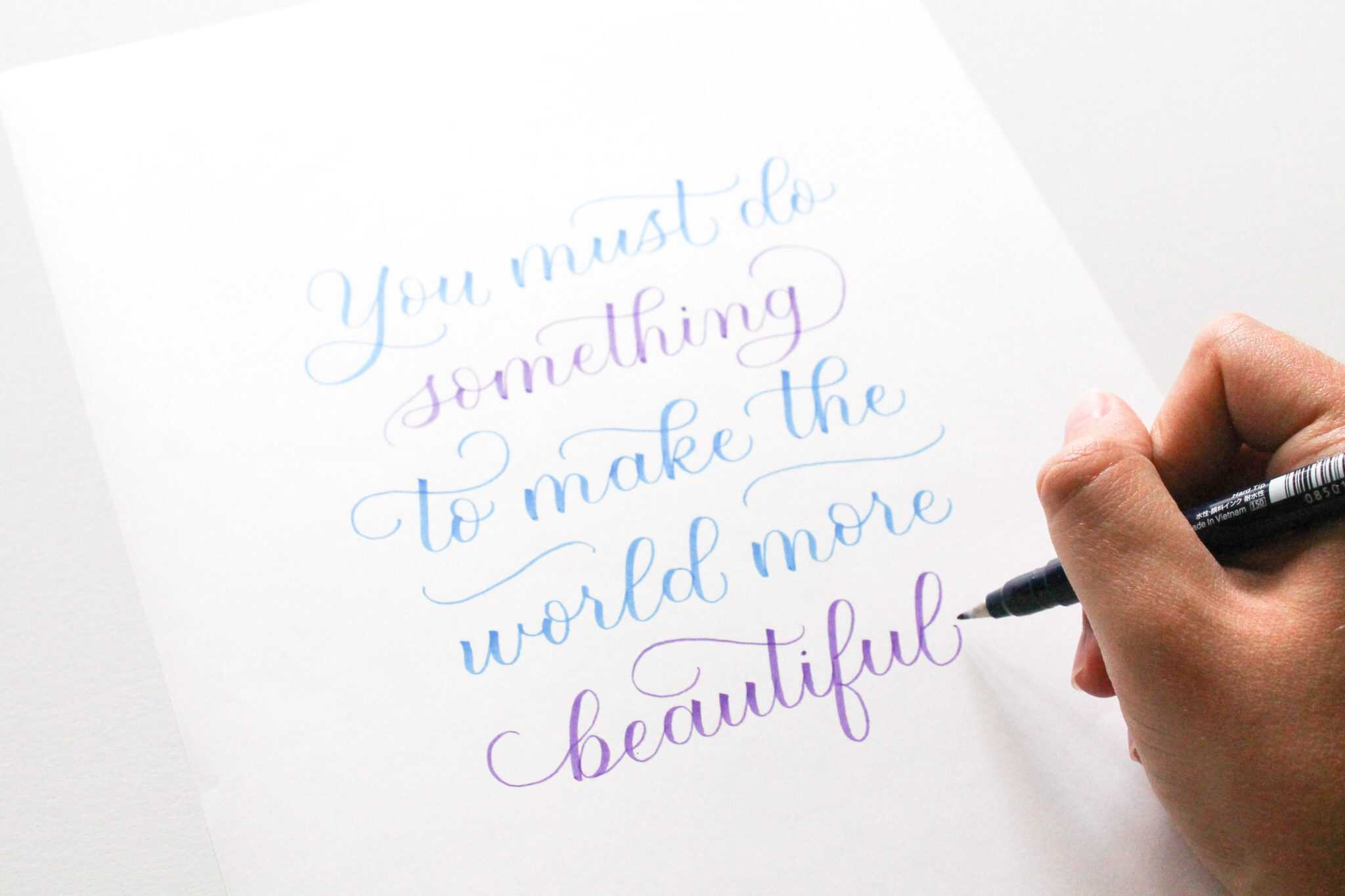 The Secrets to ALWAYS Having Calligraphy Guidelines for Any Project ...