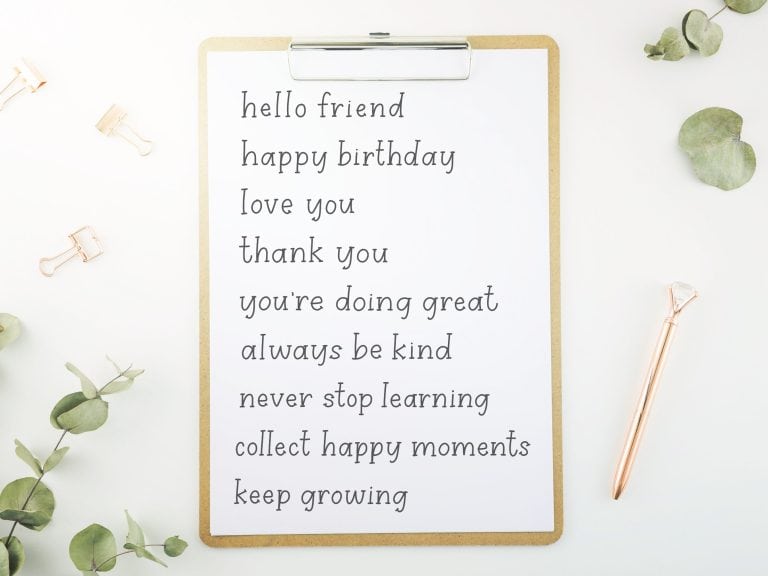 Super Cute Print Handwriting Style with Serifs - By Heidi Grace