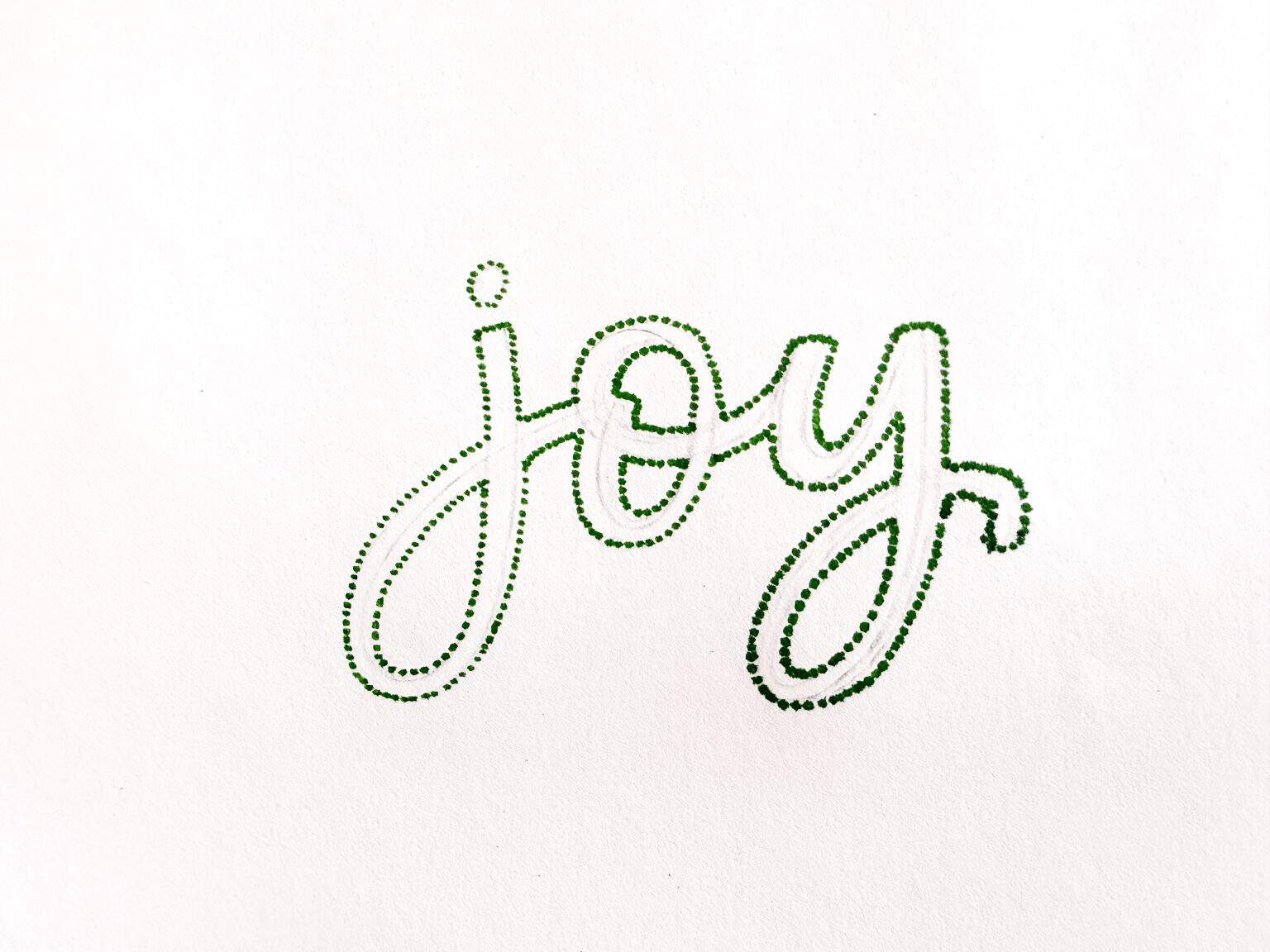 How to Do Hand Lettering with Just Dots! - By Heidi Grace