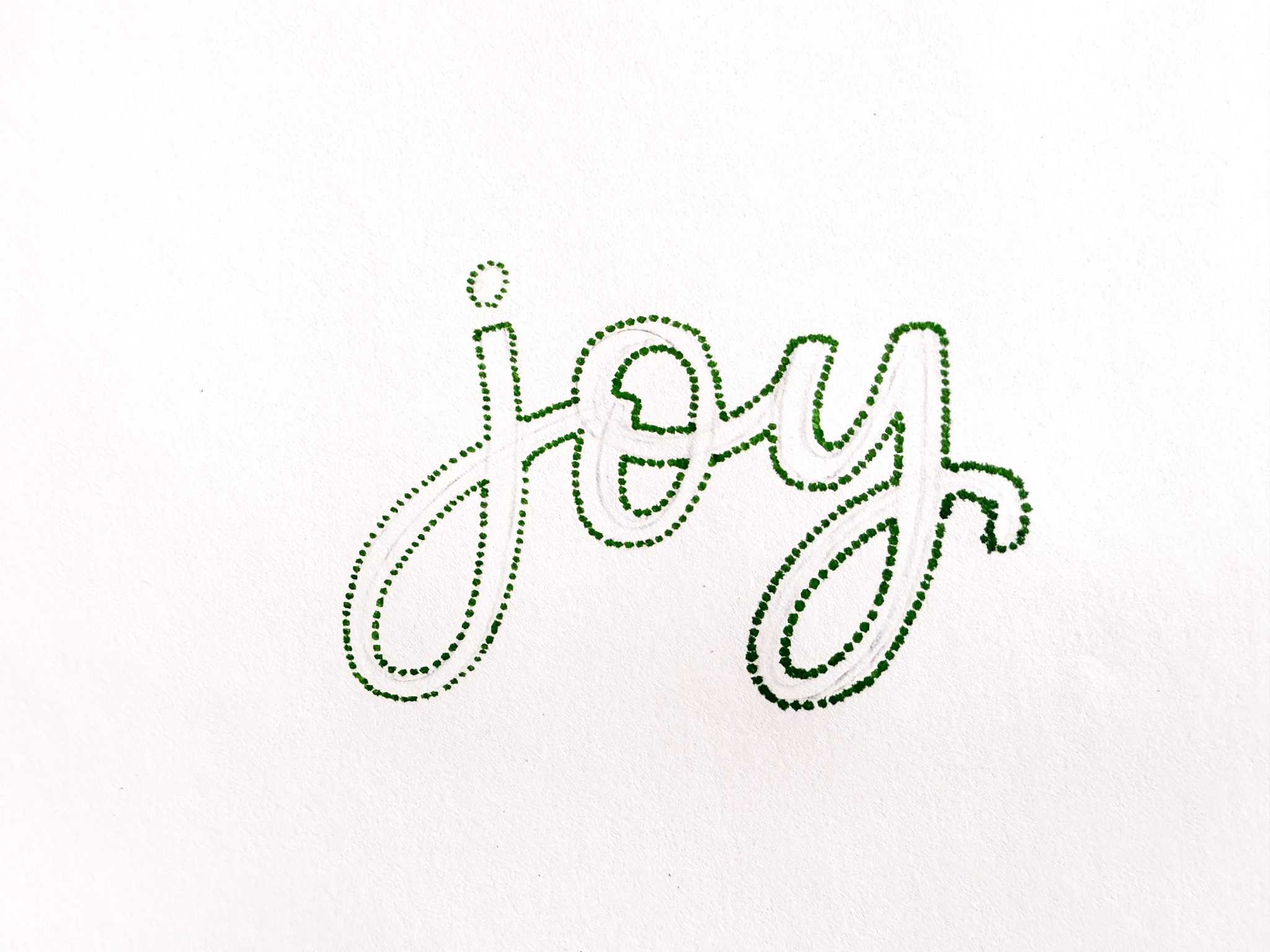 How to Do Hand Lettering with Just Dots! - By Heidi Grace