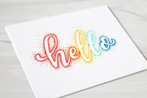 How to Do Hand Lettering with Just Dots! - By Heidi Grace